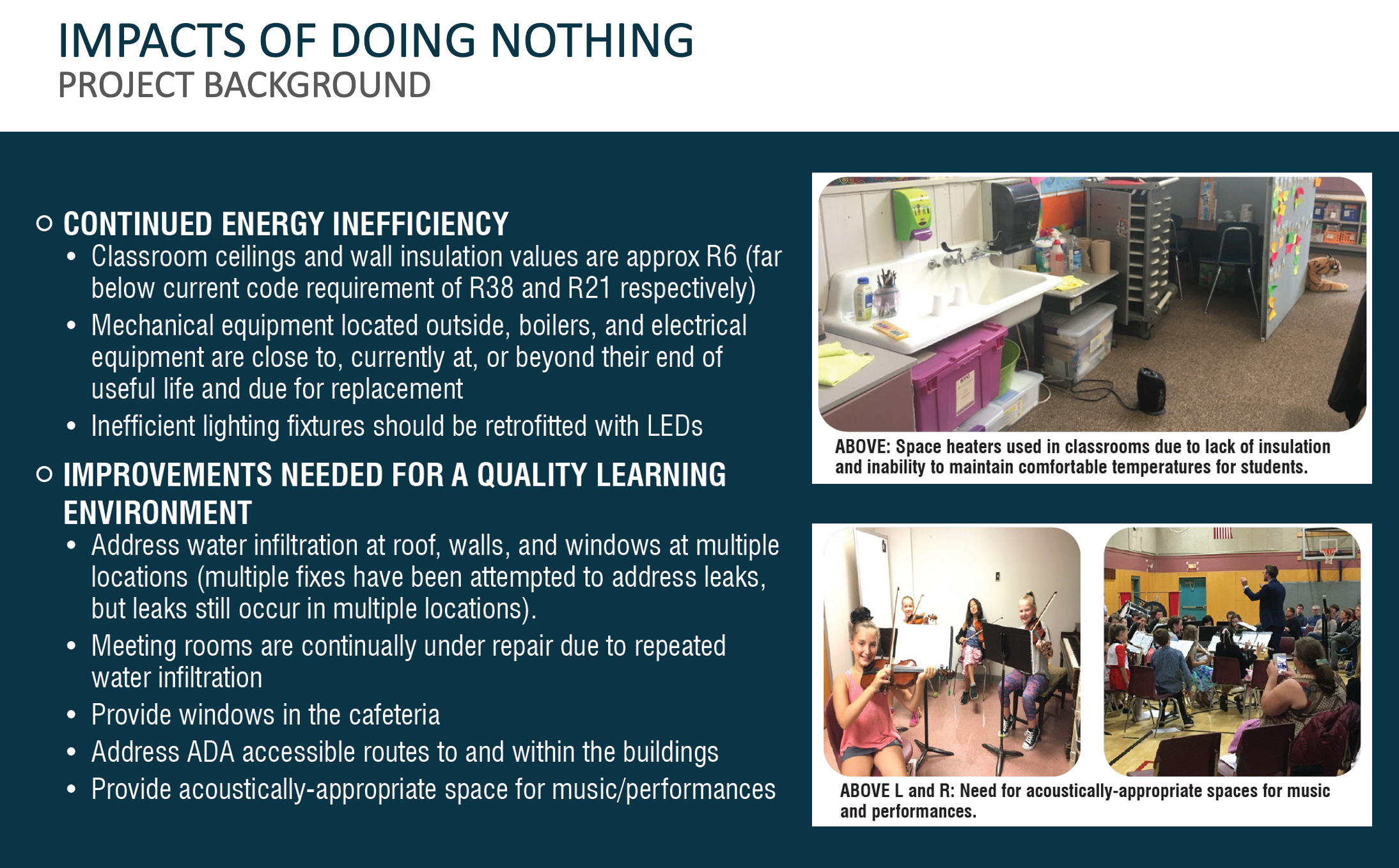 Conners Emerson School Overwhelmed By Structural, Space, and Safety Issues