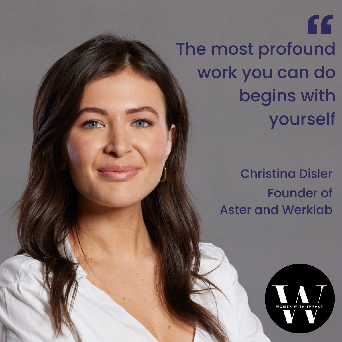 Women With Impact #5 - Christina Disler