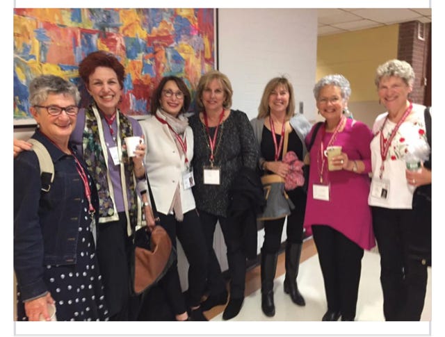 L-R - Patti Garin Abelson, Joan Edelstein, Joan Filler-Varty, Susan ...