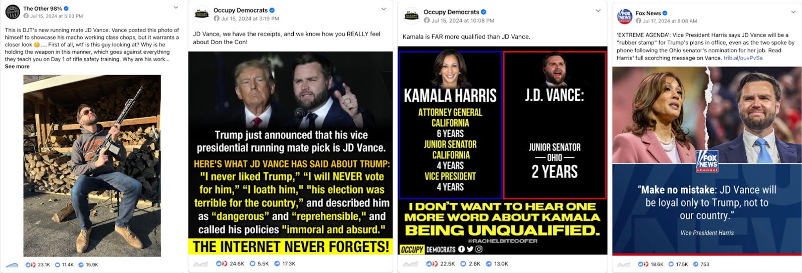 The internet reacts to J.D. Vance - by Lucy Ritzmann - FWIW