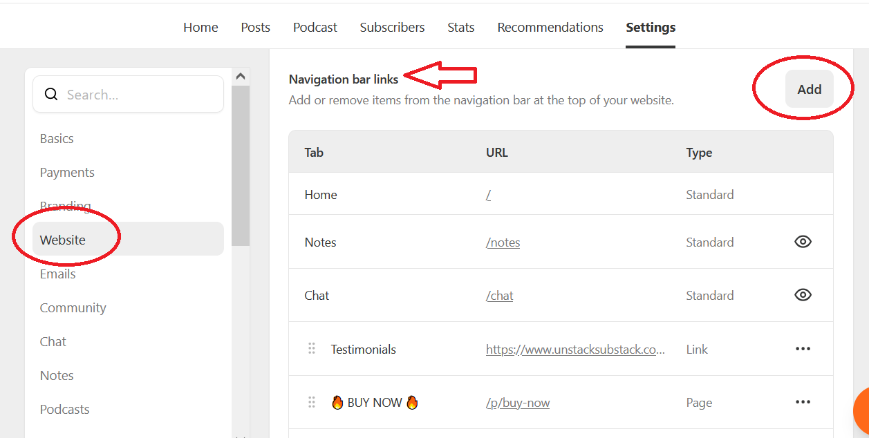 How To Add External Links To Your Substack Navigation Bar