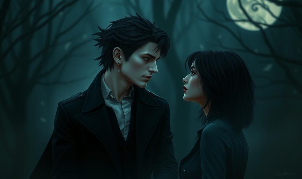 Vampire meets Mortal... (but it's not Sarah...-yet)!