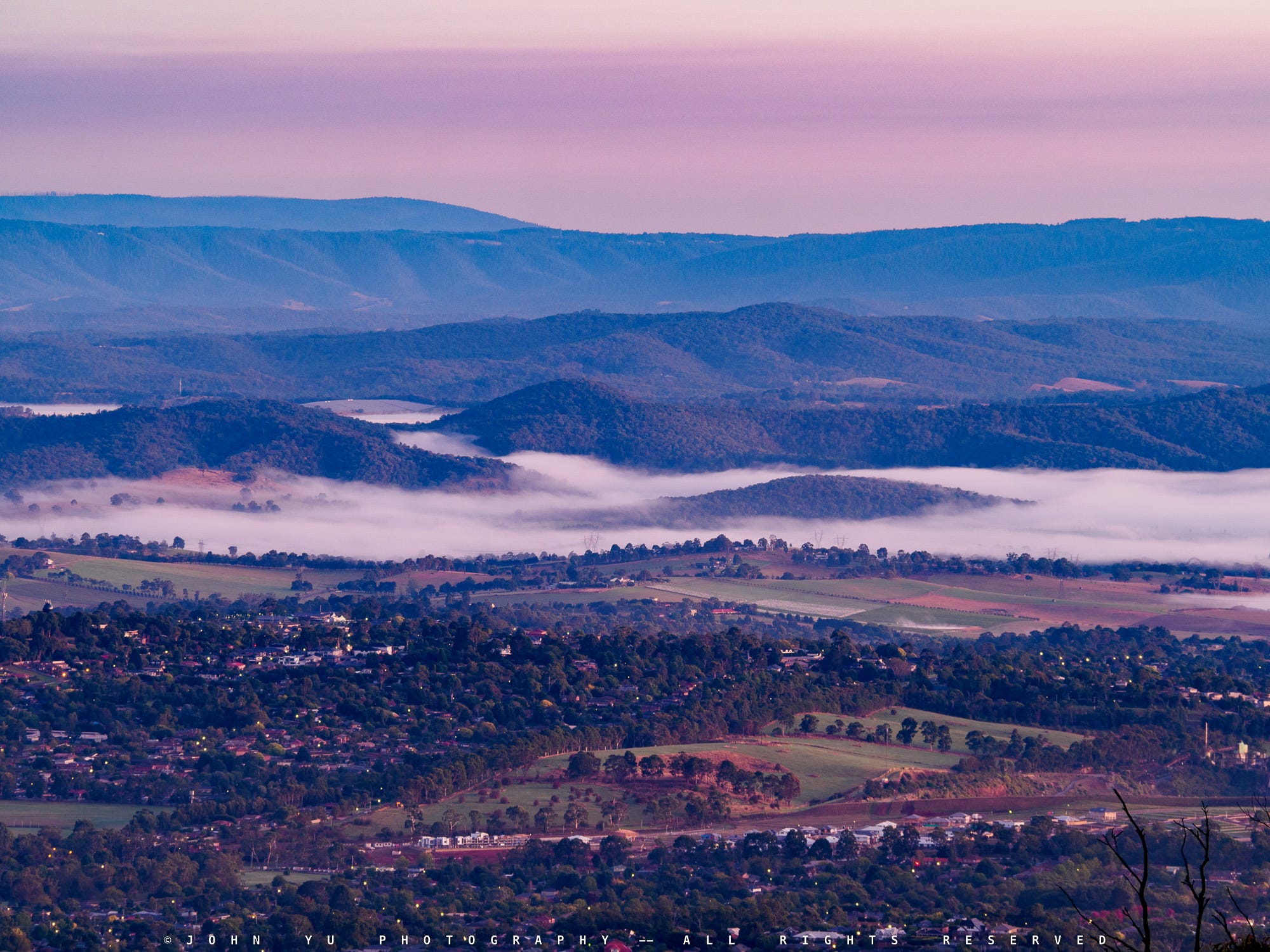 Bourke's Lookout via Scar Track on Mount Dandenong, Melbourne