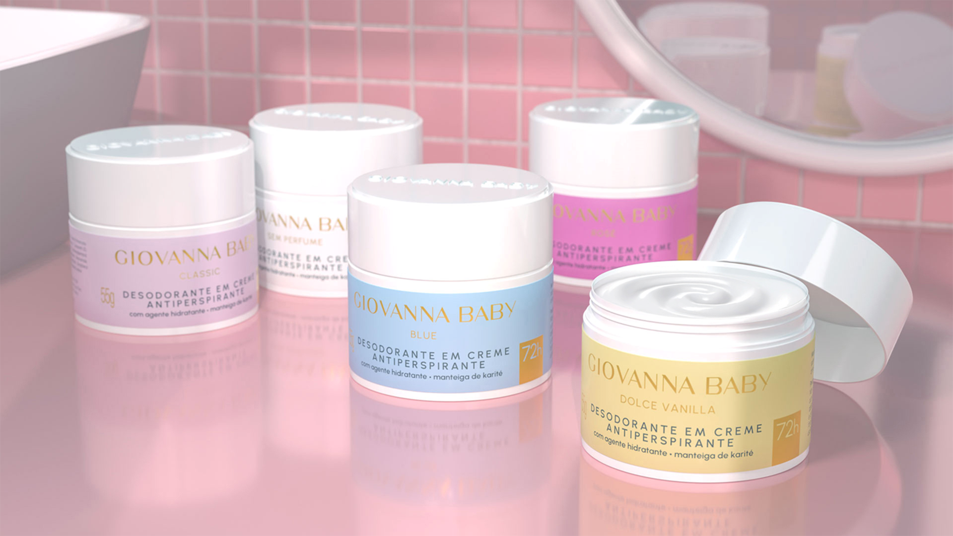Giovanna Baby lança nova linha de desodorantes em creme