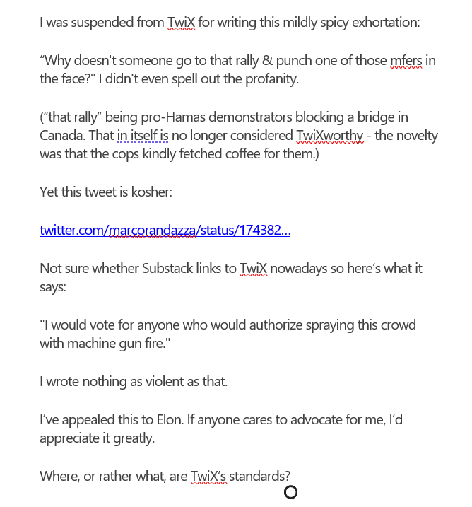 Twitter Suspension - by Diana Murray - Going Orthogonal