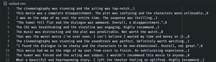 Create Synthetic Datasets with GPT - by Quentin Lintz