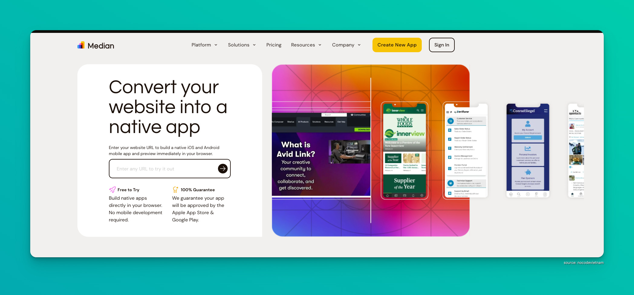 Chuyển đổi WebApp Nocode thành Mobile App Chuyển đổi WebApp Nocode thành Mobile App