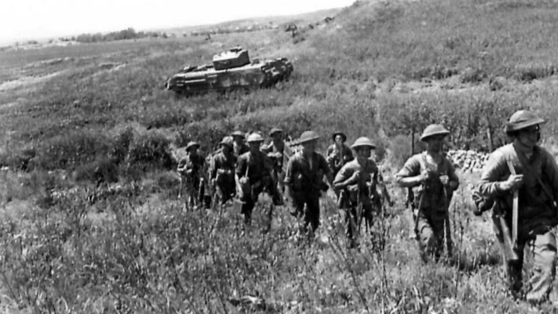 British infantry in hilltop battles - by Martin Cherrett