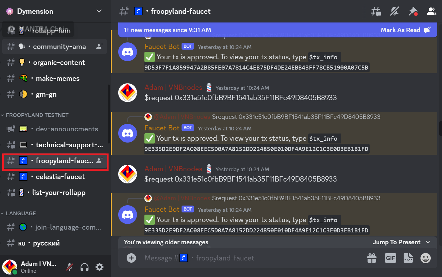 Guide for Rollapp - Dymension (Incentive Testnet)