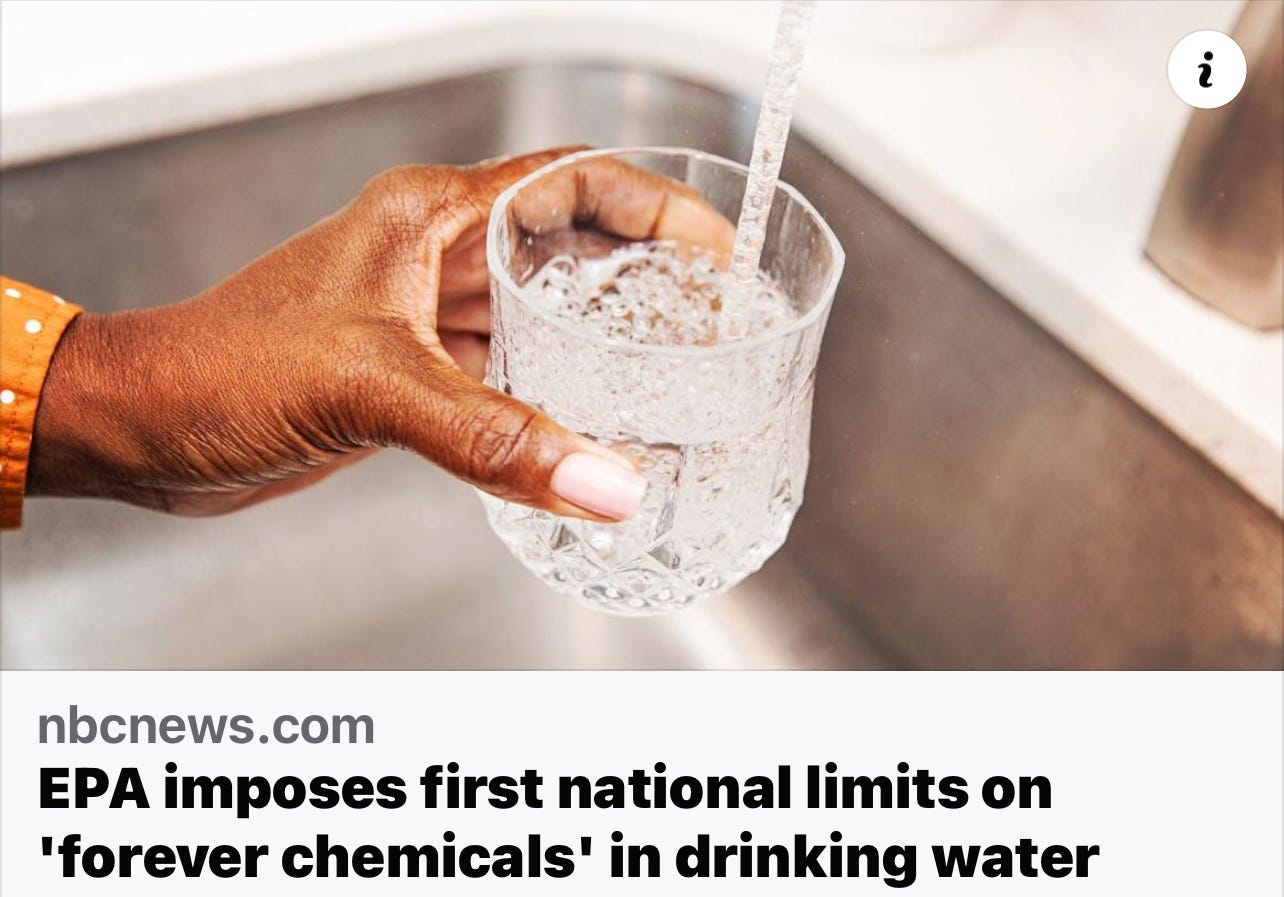 EPA Enforces Regulations on PFAS Chemicals in Drinking Water