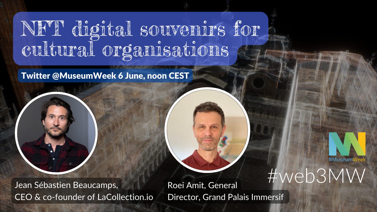 Exclusive Talks on Web3 & Culture and AI & Culture during MuseumWeek 2023