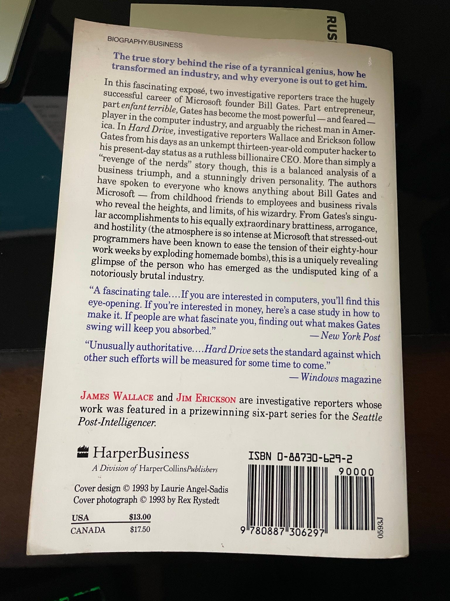 Hard Drive: Bill Gates and the Making of the Microsoft Empire