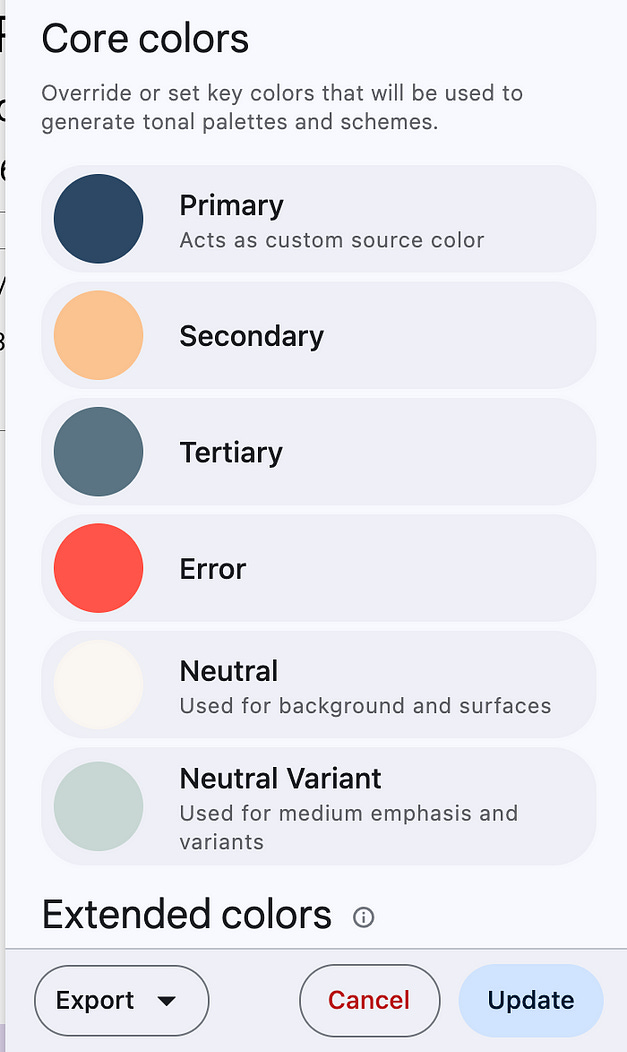 How to create a custom Material Design theme and use it in Figma