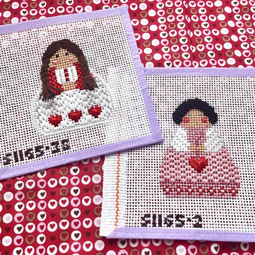 Stitching 13 Mesh Needlepoint Canvas - by Hillary Fisk