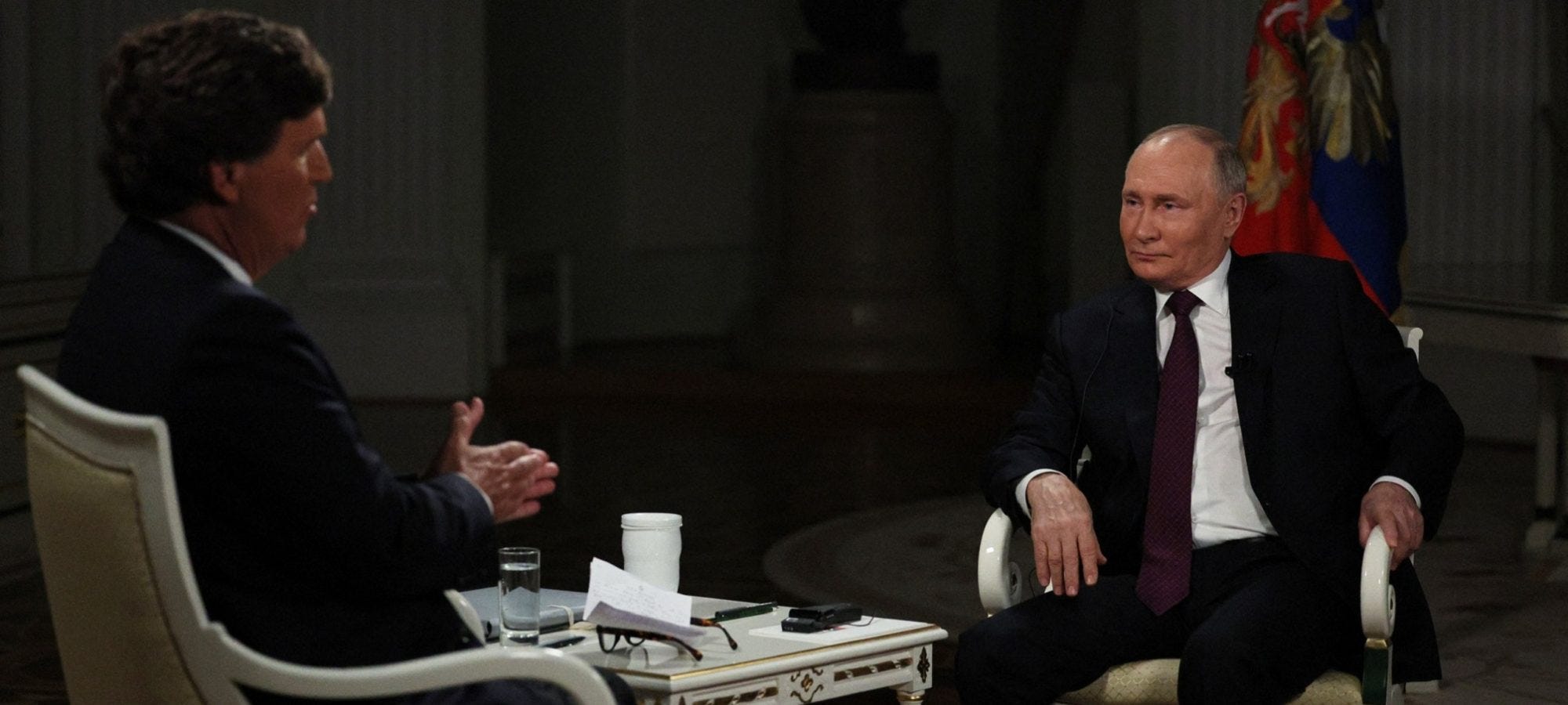 Τι δεν λέει ΚΑΝΕΙΣ για τη συνέντευξη του Tucker Carlson με τον Putin