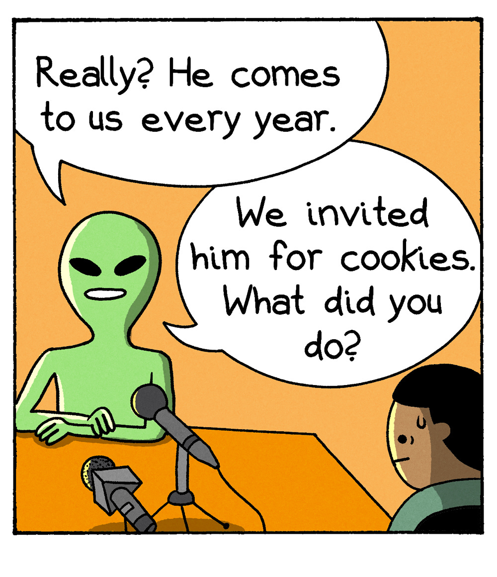 Alien Press Conference - by Elizabeth Pich & Jonathan Kunz