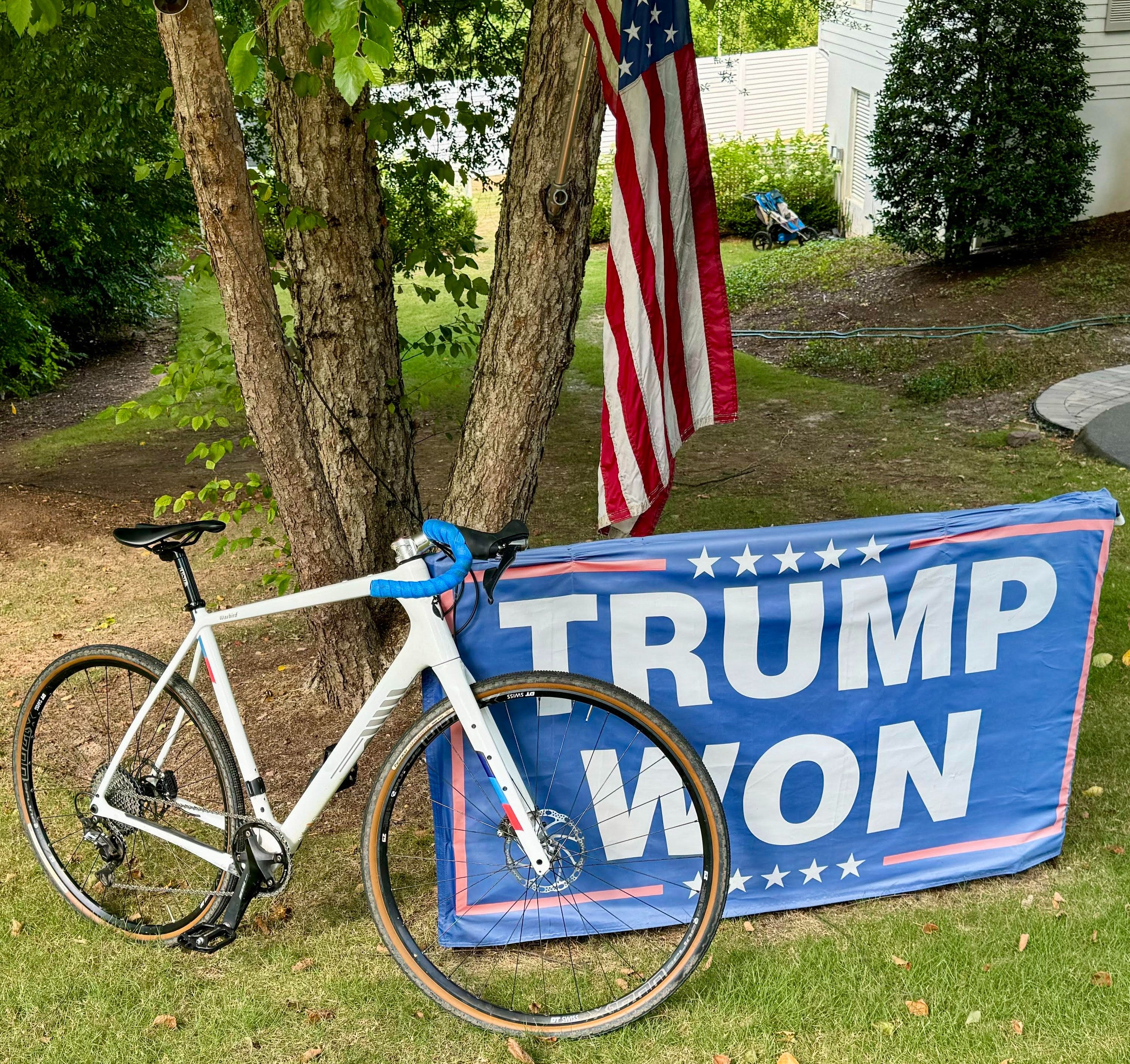 Trump sign arsonist loses bicycle to homeowner in civil settlement