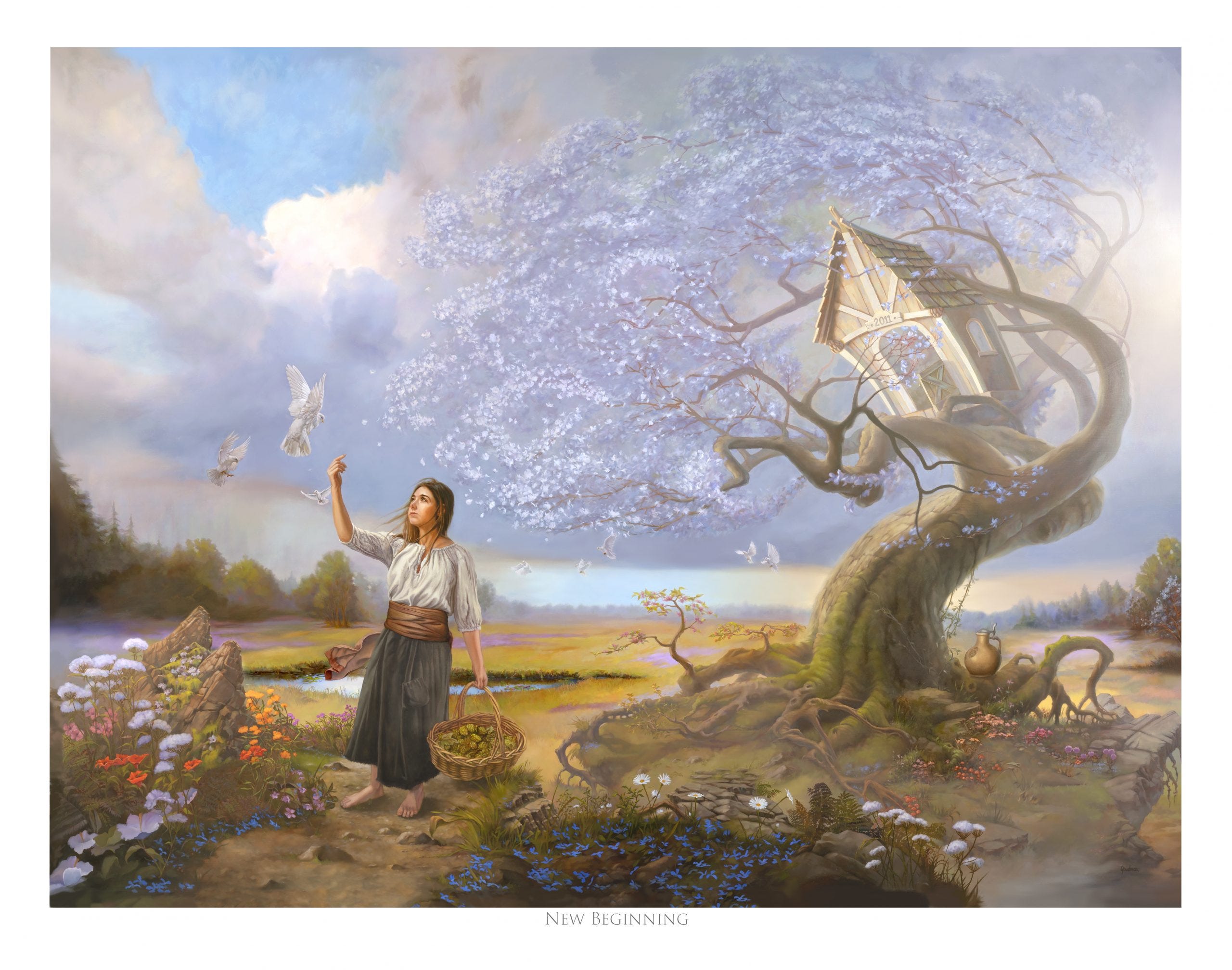 The Fallen Treehouse - by John + Patti - Here Today