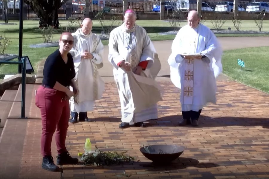 Smoking ceremony welcomes Australian bishop to his diocese — what’s that?