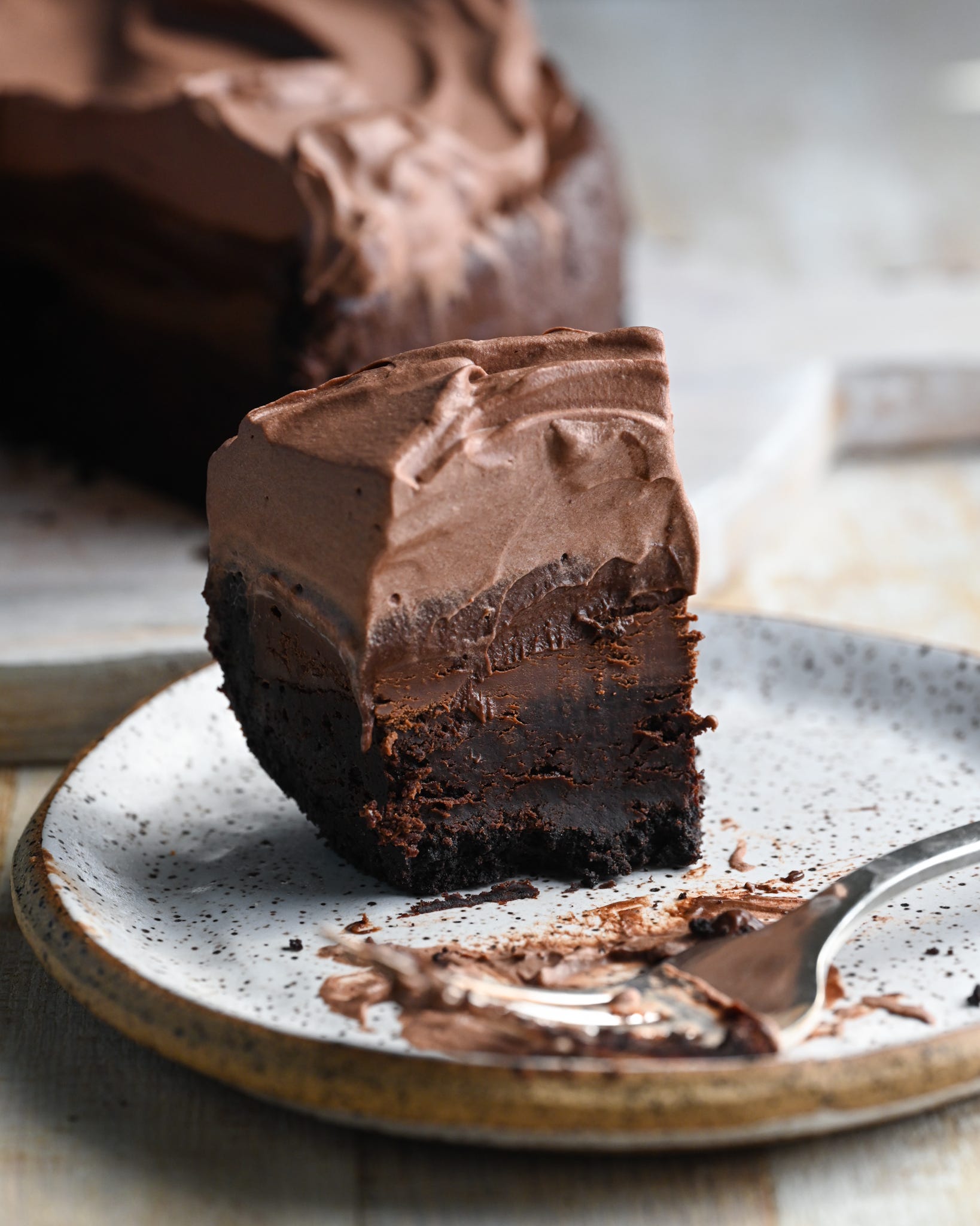 3-5 Layered Chocolate Pie - by Sam - buttermilk weekly