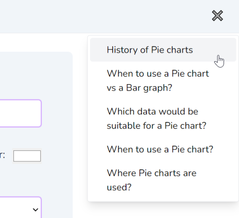 Quickly create pie charts, histograms, and line graphs online