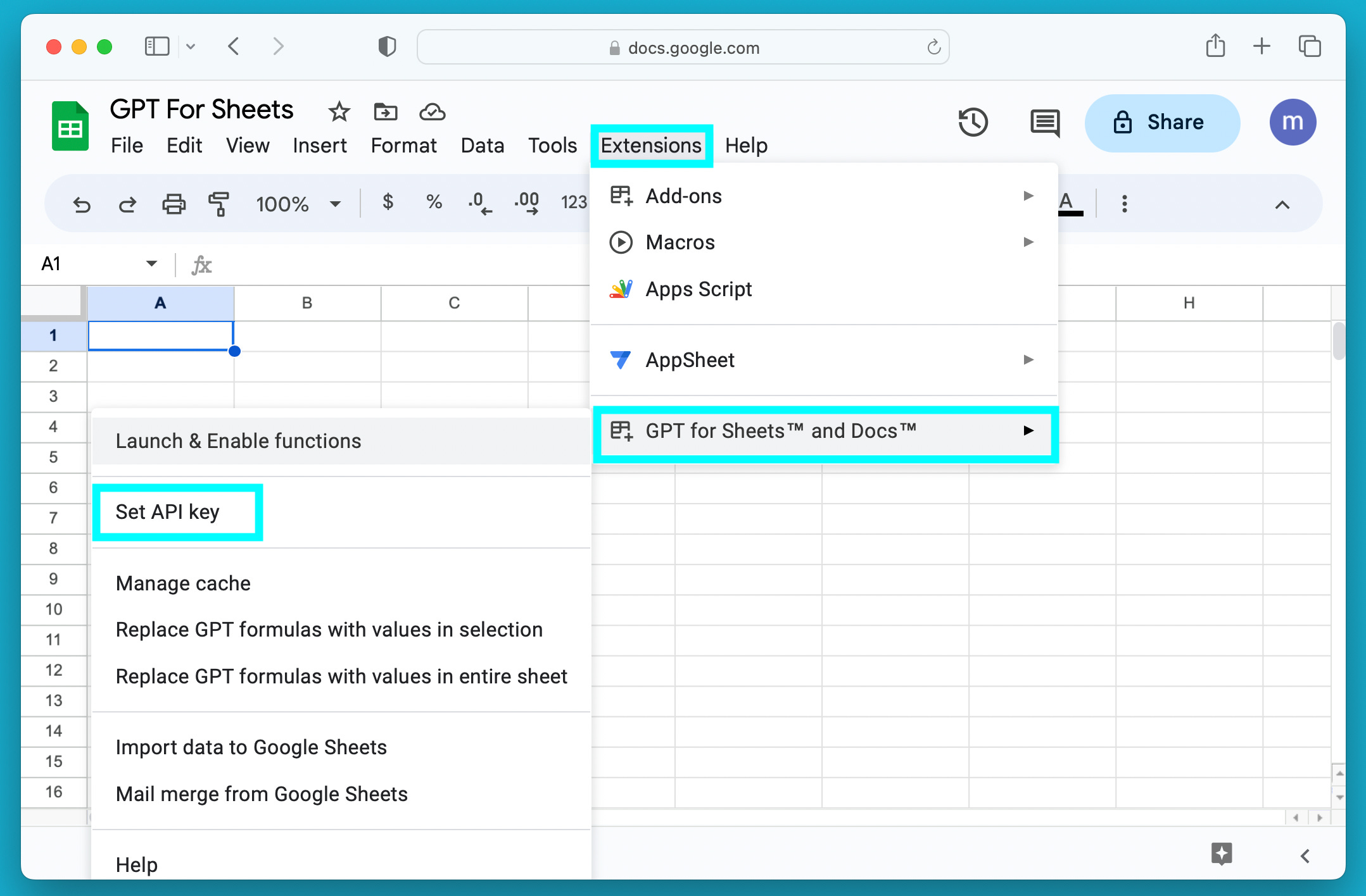 How to Use Chat GPT in Google Sheets: A Step-by-Step Tutorial