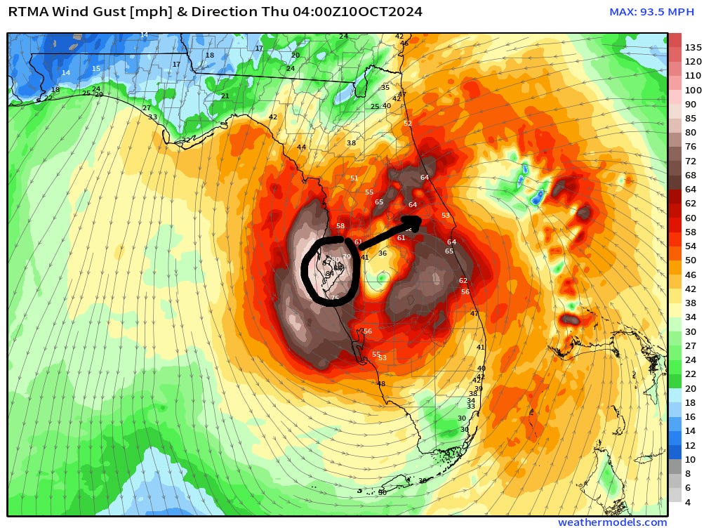 WeatherTiger's Hurricane Milton Landfall Live Blog [Last Post: 12:50 a.m.]