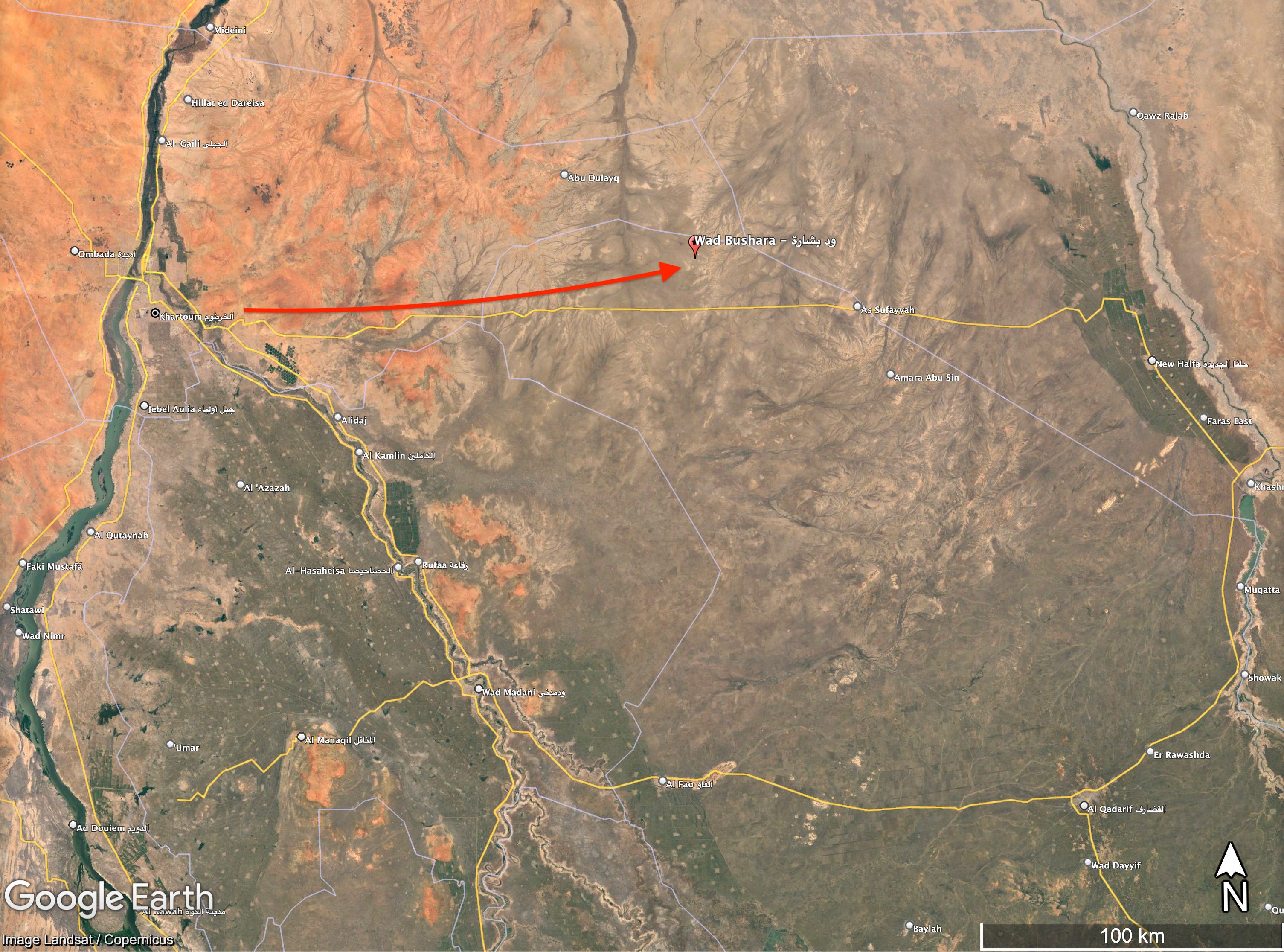RSF enter Gedaref State for the first time