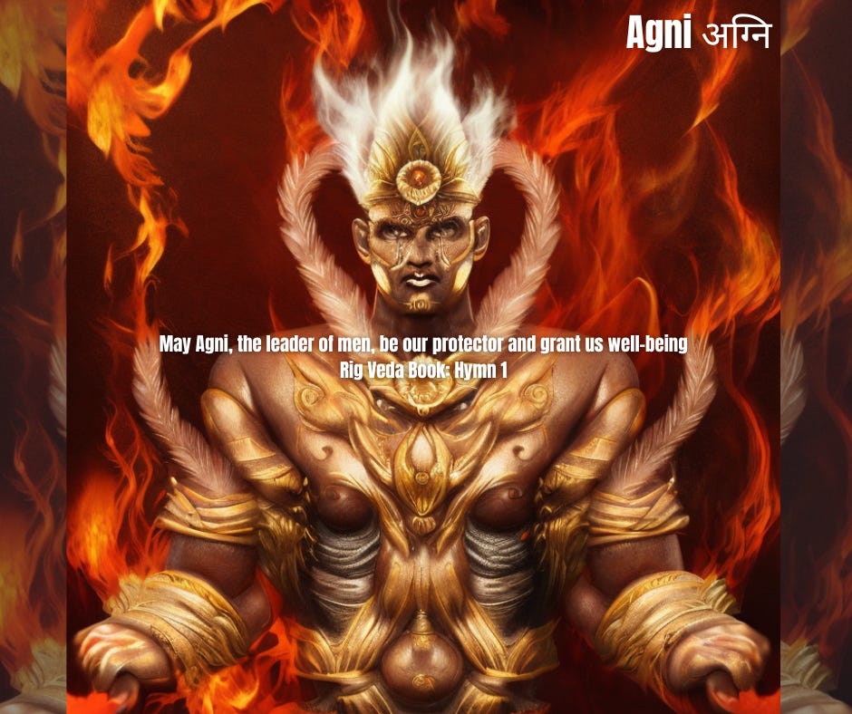 Rig Veda Book 1: Hymn 1 - by Todo Hub - Religion’s Substack