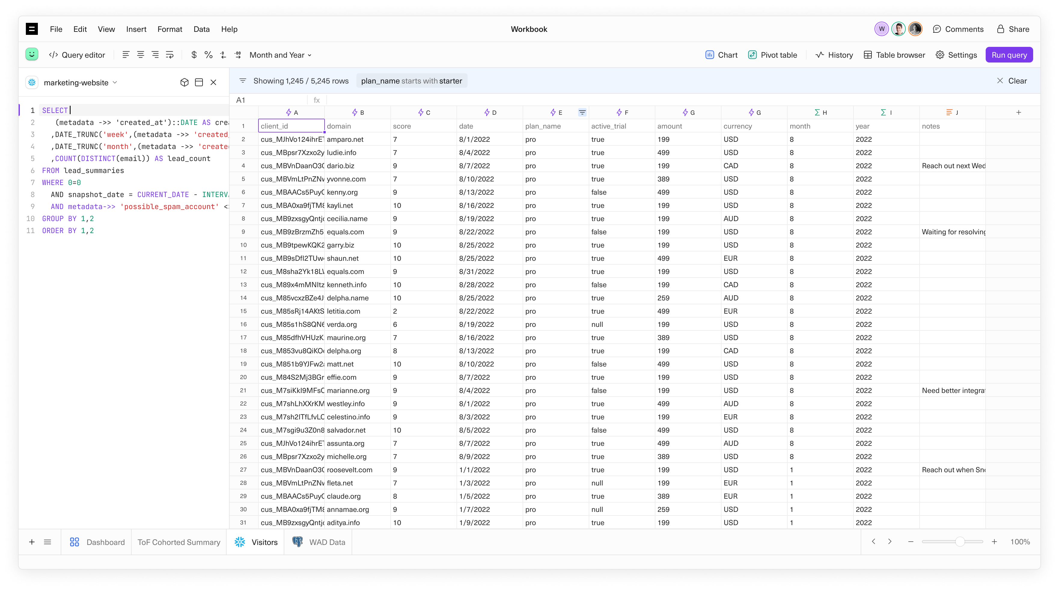 Under the sheets: Our new query experience