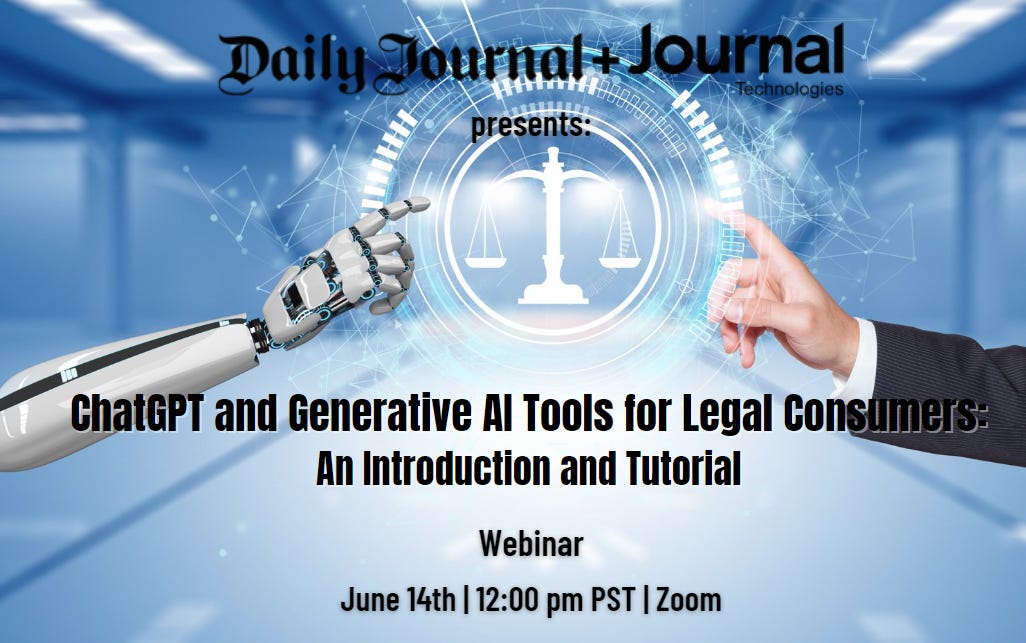 ChatGPT and Generative Al Tools for Legal Consumers: An Introduction ...