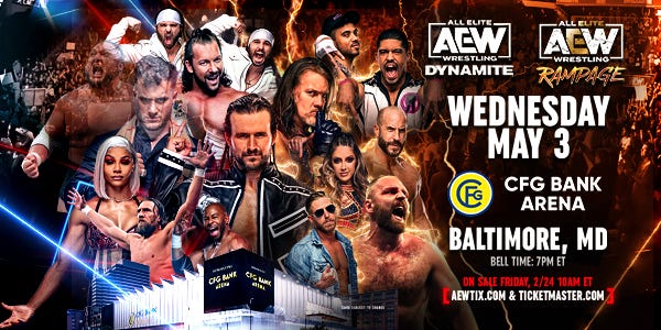 AEW Dynamite at Baltimore's CFG Bank Arena
