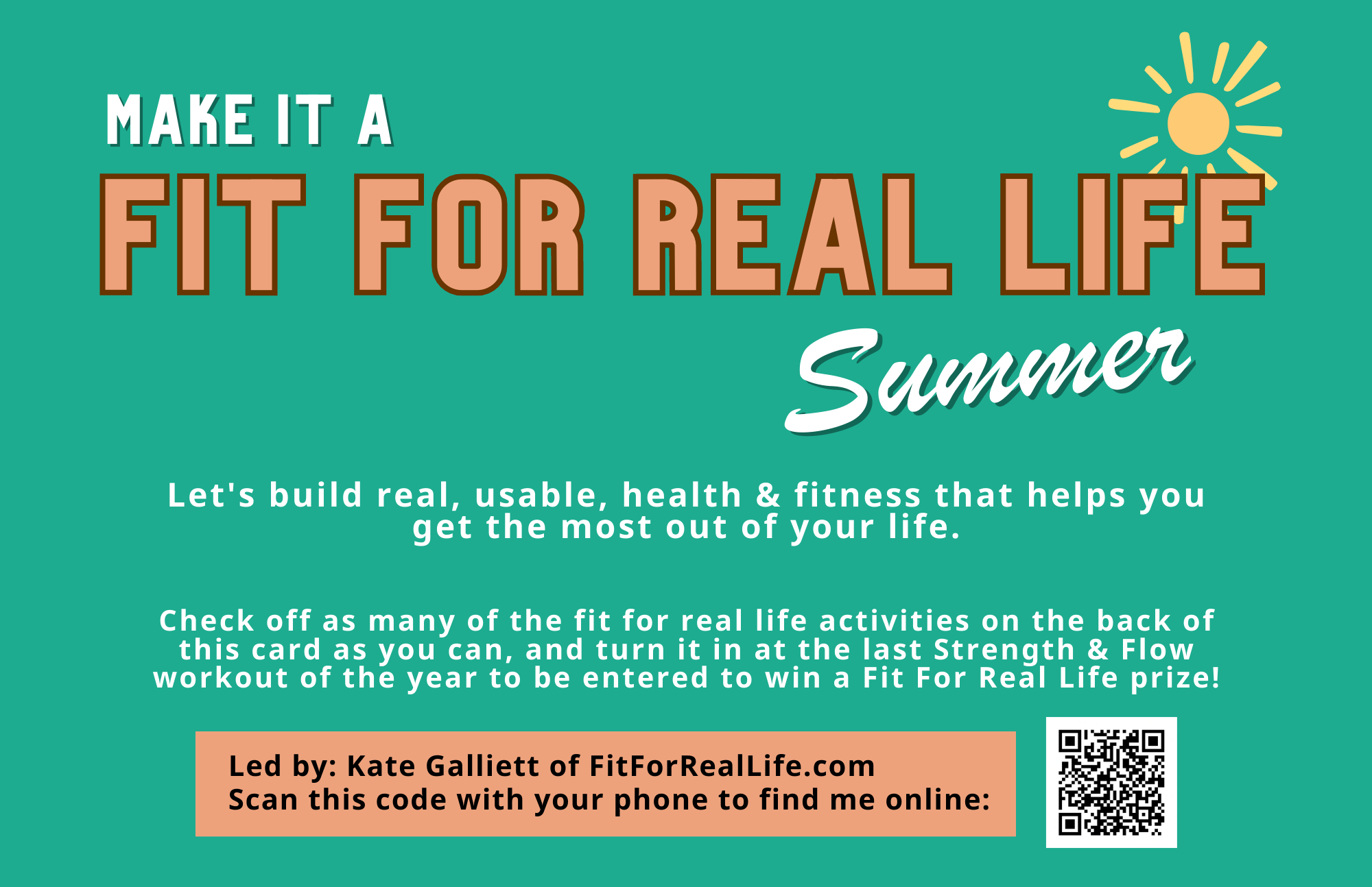 The Fit For Real Life Summer Challenge