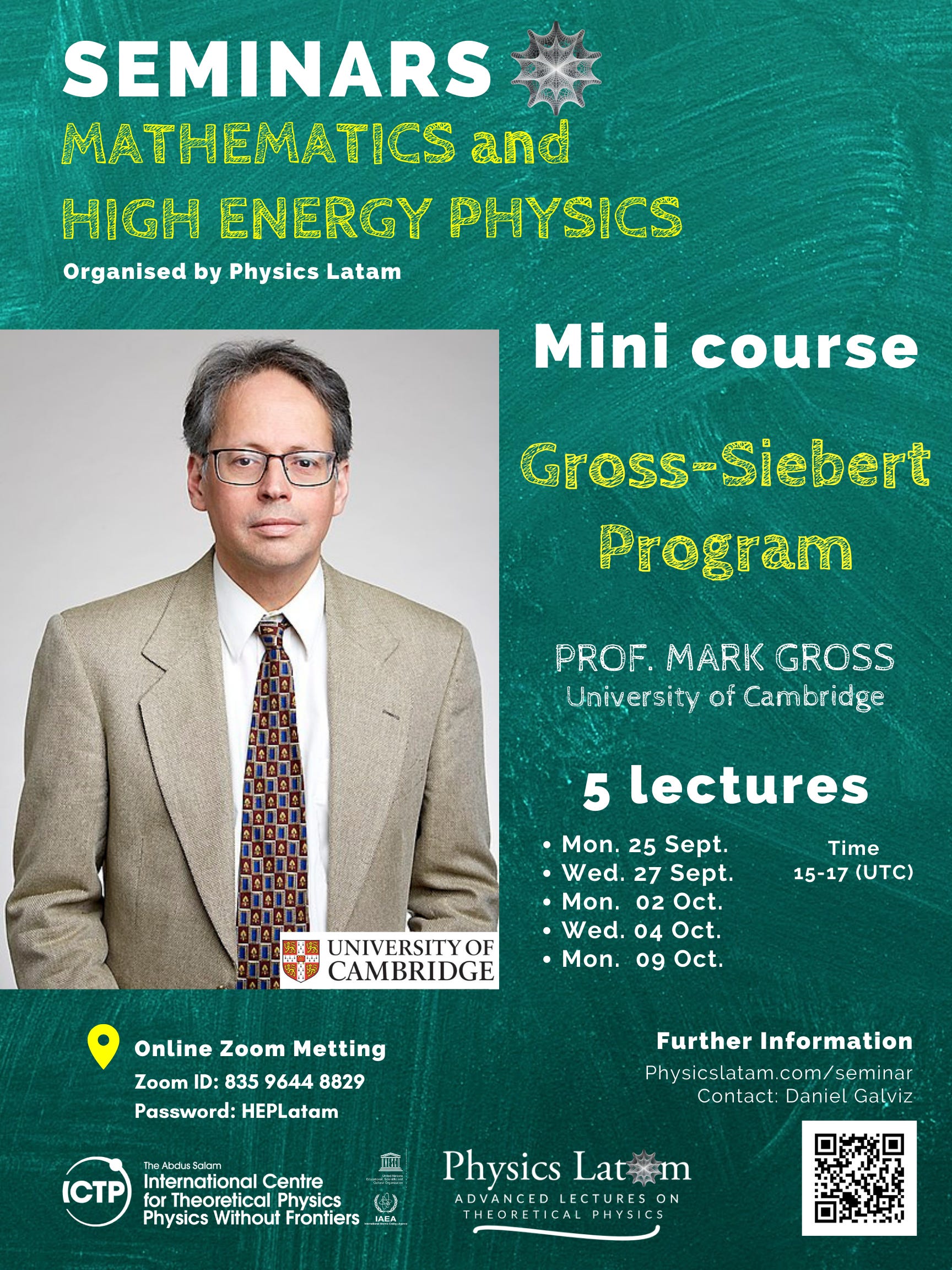 Physics Latam Seminar Weekly Schedule - Physics Latam