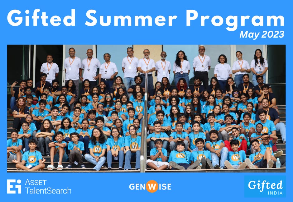 Draft- JNV Girls at May 2023 Camp - The GenWise Newsletter