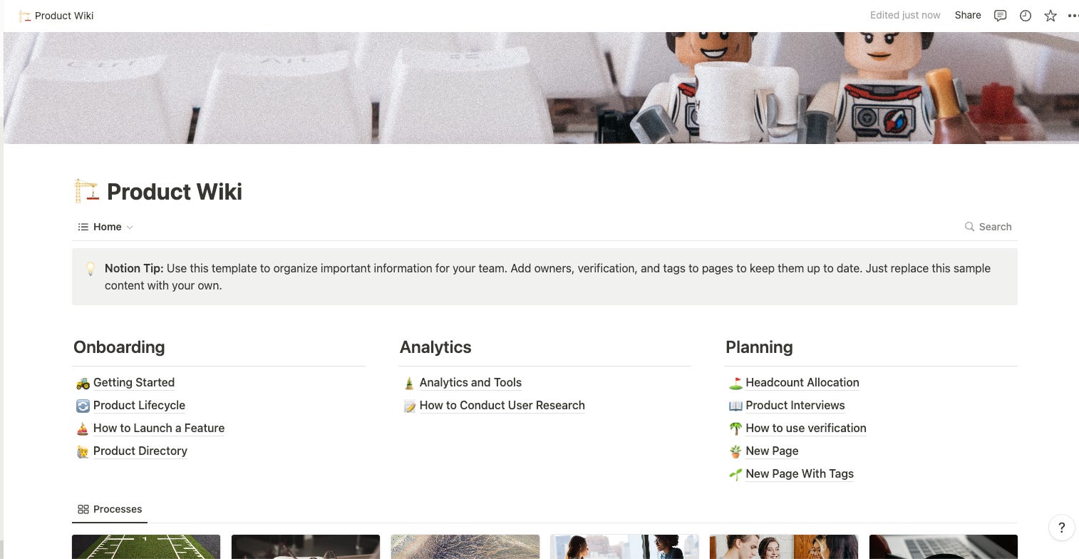 Step-by-step guide: Creating a Notion wiki - by Will Kelly