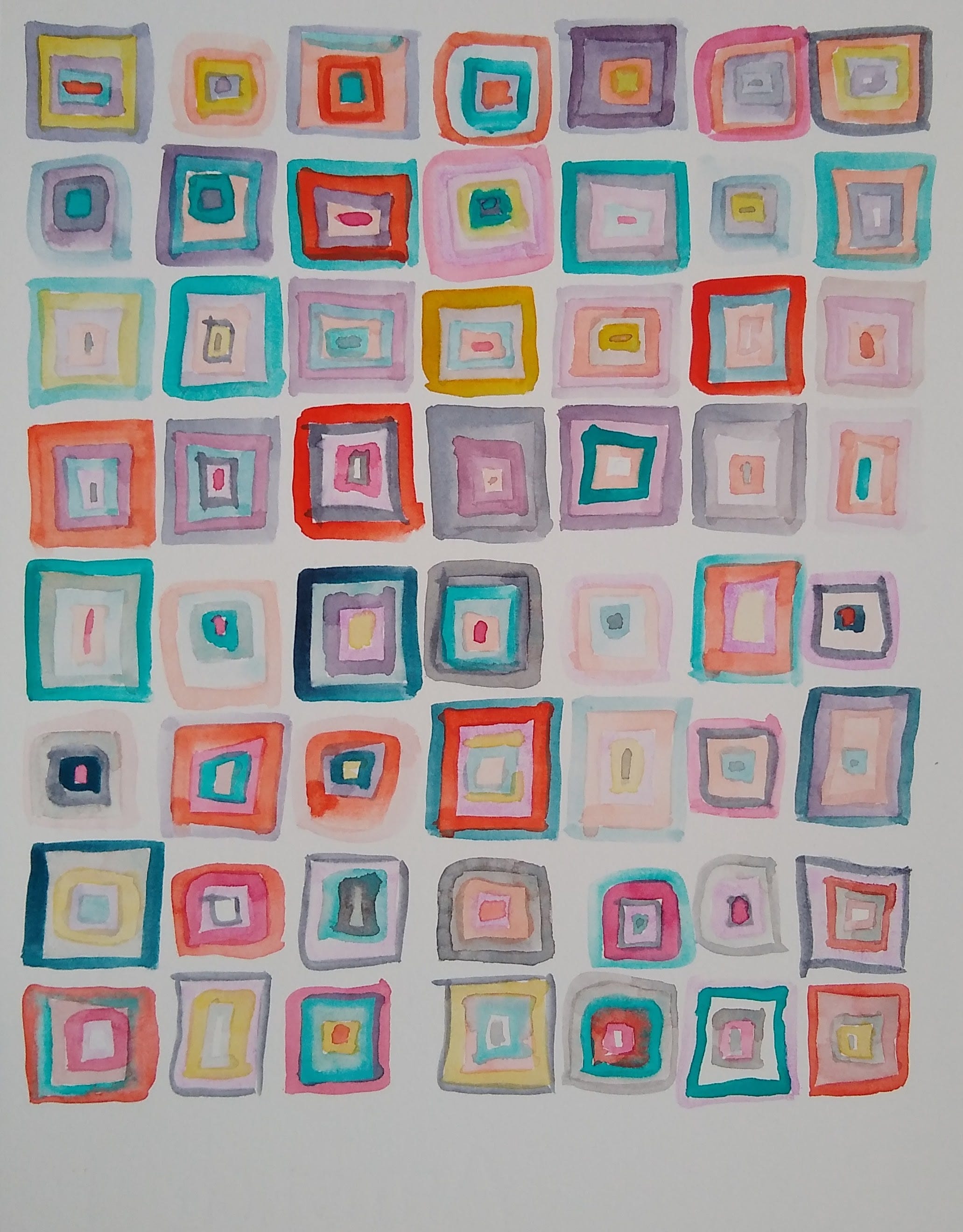 Recent sketches and color studies