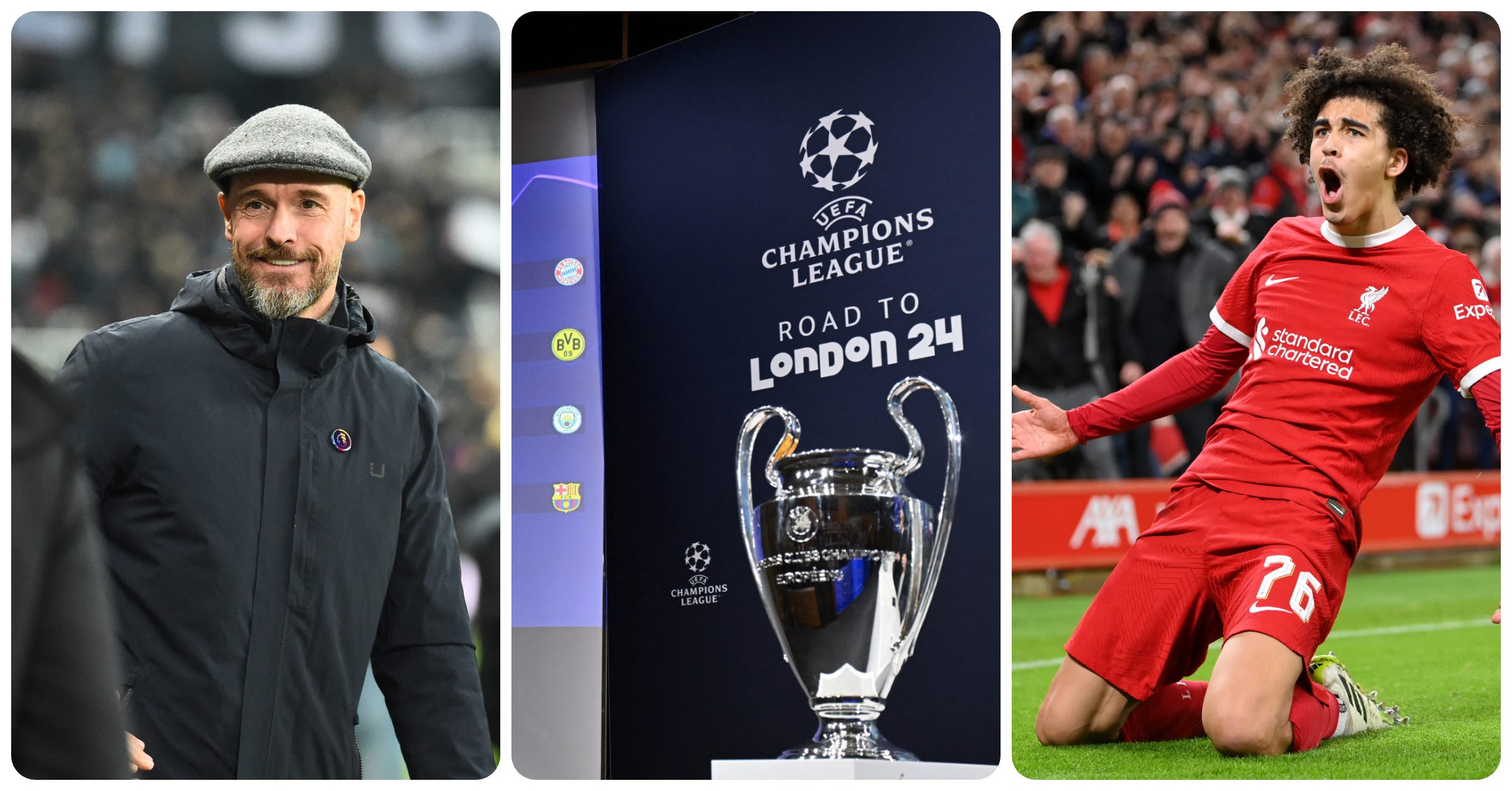 🚨 Full UCL/UEL and UECL draws, ten Hag's good news, new LFC deal for ...