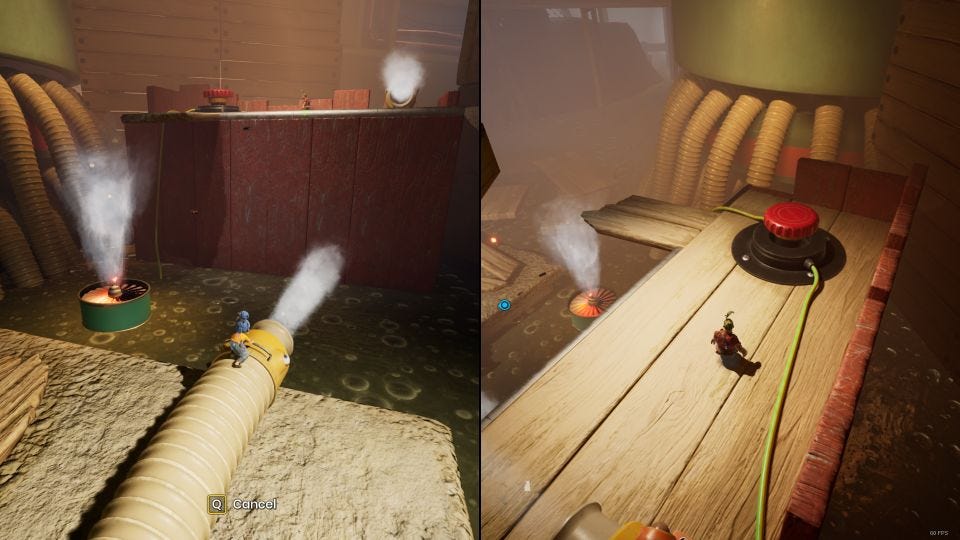 Seamless UI in XR: Drawing Inspiration from "It Takes Two" and other games