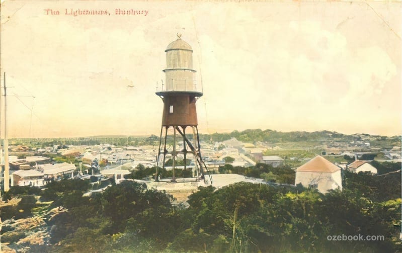 Bunbury - the cast iron Marlston Hill lighthouse (shown in this pic ...