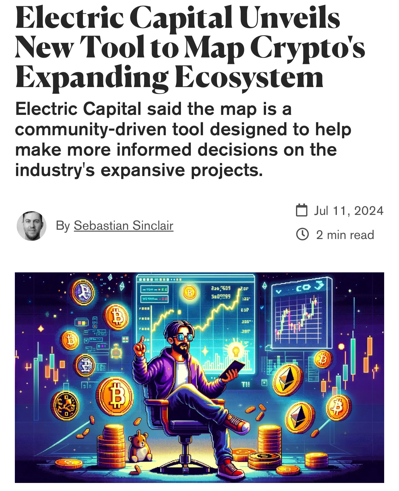 Electric Capital - New Tool to Map Cryptos Expanding Ecosystem