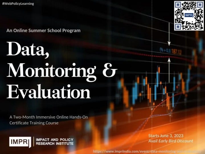 Giveaway: Data, Monitoring and Evaluation Certificate Training Course