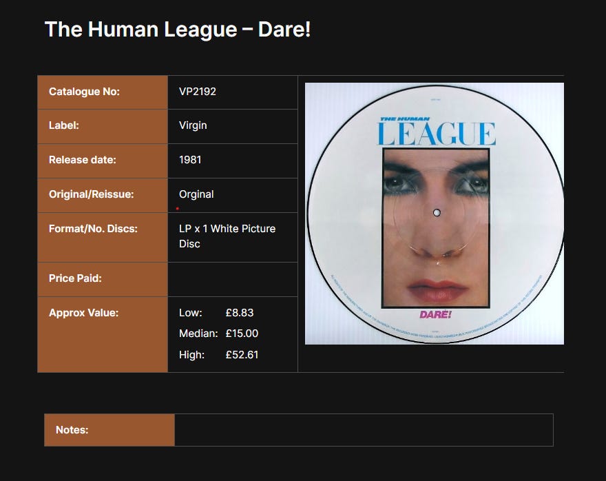 Catalogue your music collection using Evernote + Free Template