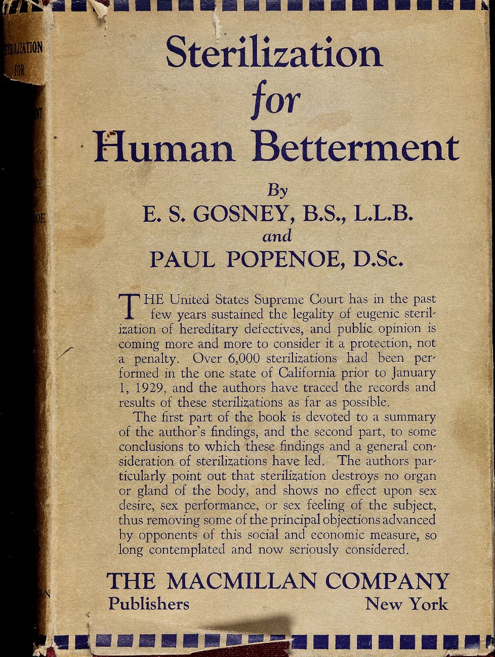 Chapter 8: Children of the Positive Eugenics Movement