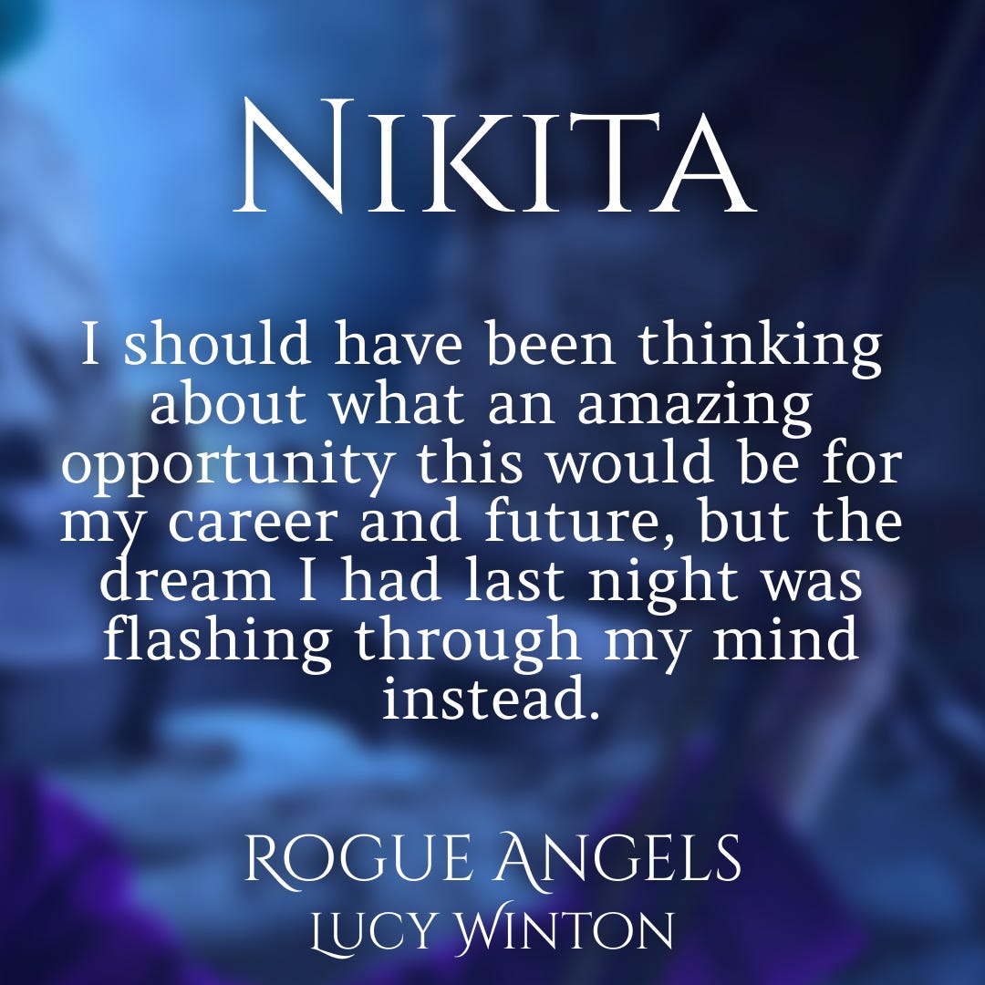 Rogue Angels: Nikita - Lucy Winton, YA Fantasy Author