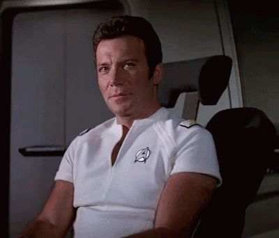 Star Trek Kirk Gif