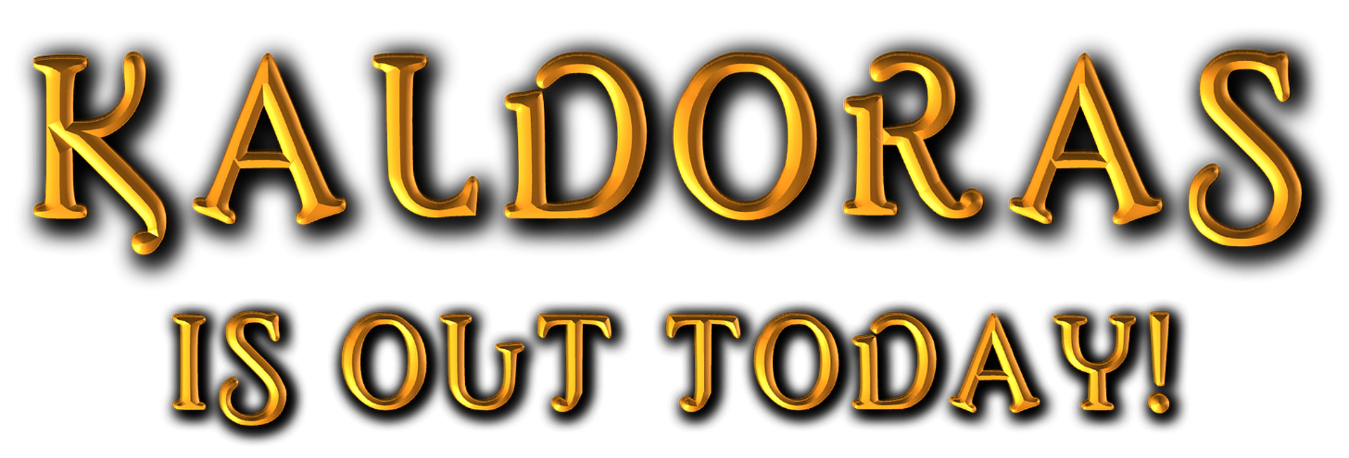 October Newsletter - and Kaldoras is OUT NOW!