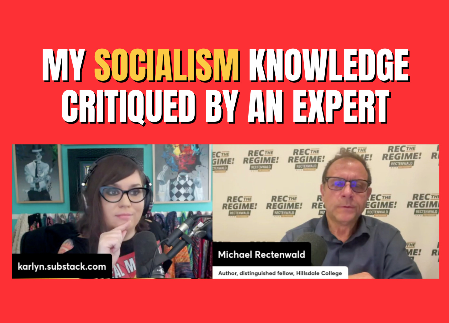 Former Marxist Michael Rectenwald critiques my knowledge of the left