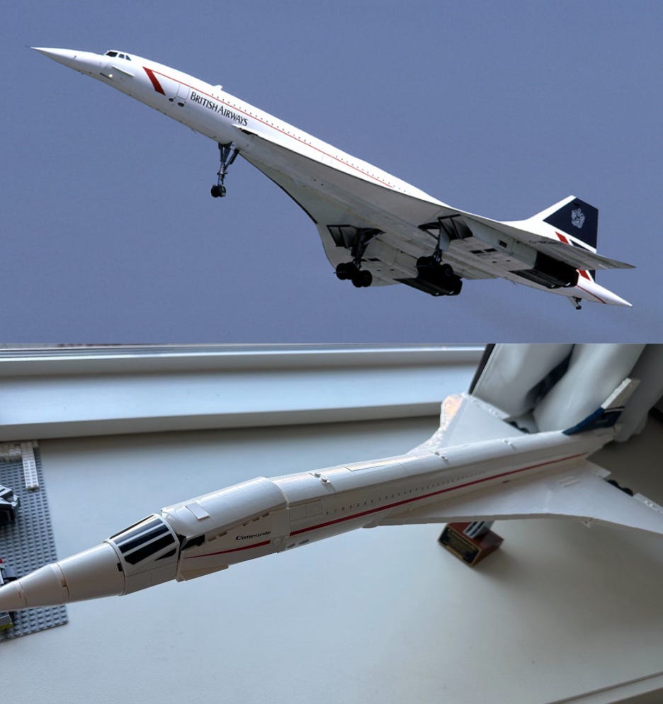 The Concorde Jet vs. Boeing 747 - by Trungphan2