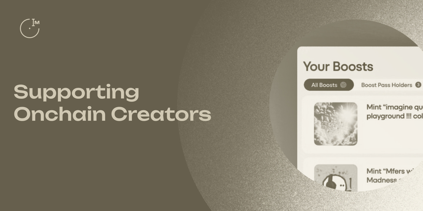 Supporting Onchain Creators - by Michael DiVestea